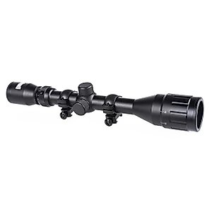 Sharpshooter 4-12x40 Adjustable Objective Scope & Ring Combo