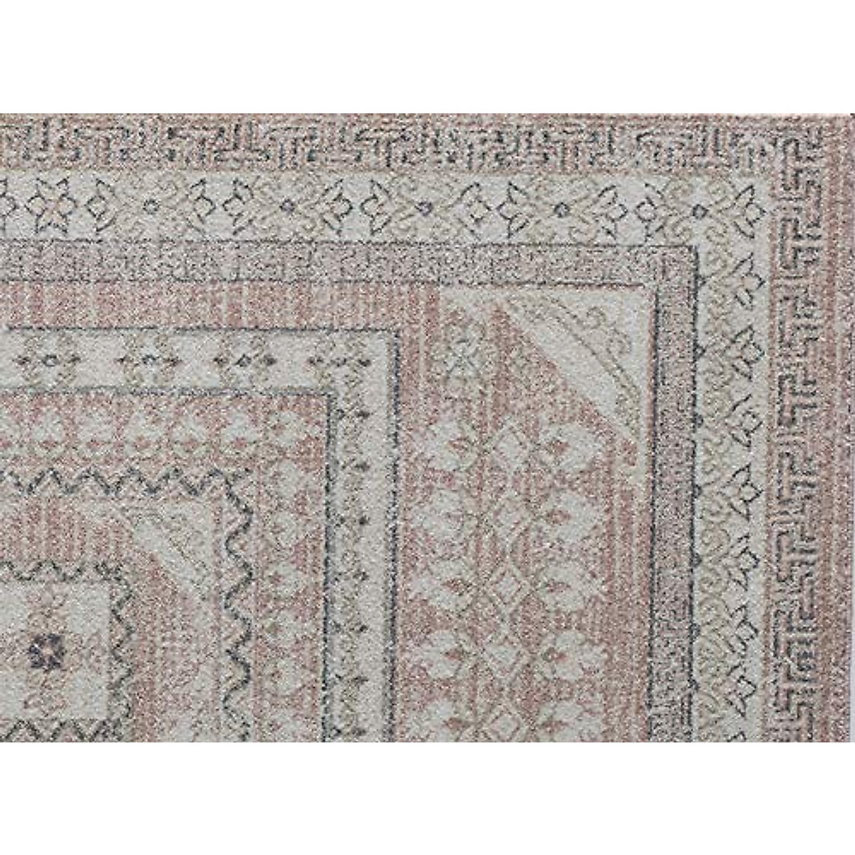 Rugs America Harper HY40A Carnation Transitional Vintage Area Rug, 5'x7'