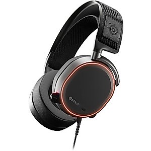 SteelSeries Arctis Pro High Fidelity Gaming Headset - Hi-Res Speaker Drivers - DTS Headphone: X v2.0 Surround for PC, Black
