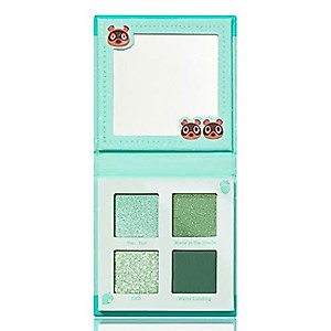 Colourpop Animal Crossing Shadow Palette in inchNook, inch - Greens Eyeshadow Quad Full Size New In Box, 0.12 Ounce