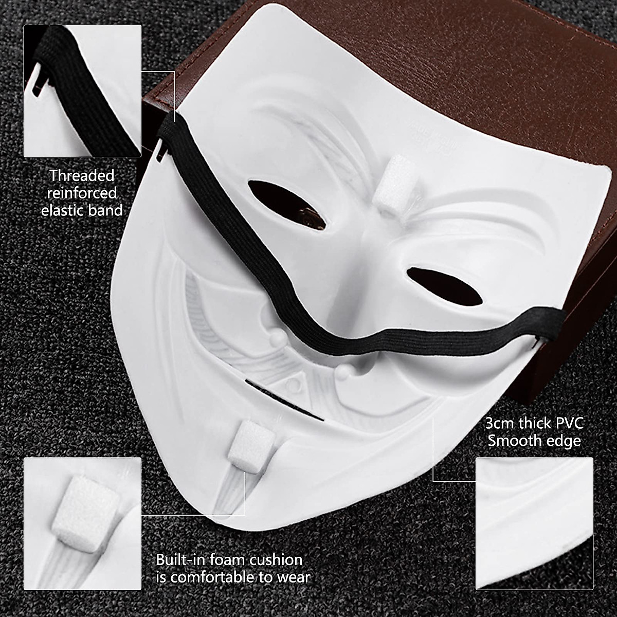 VANVENE Anonymous Guy Mask White