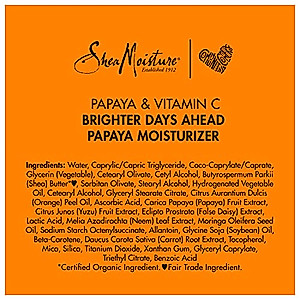 Sheamoisture Face Moisturizer For Dull, Uneven Skin Papaya and Vitamin C Skin Care 3.5 oz