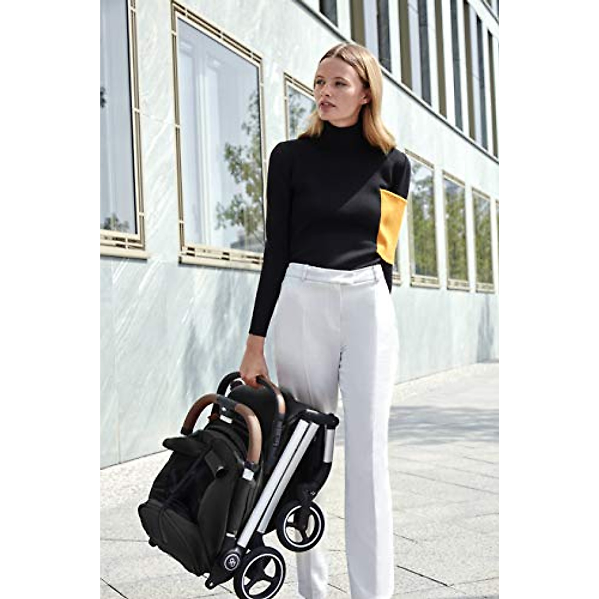 gb QBit+ All-City Stroller, Velvet Black