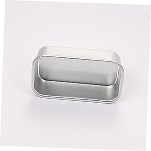 Hemoton 5pcs Pastry Dough Square Tray Stainless Steel Toaster Oven Toast Baking Pan Loaf Baking Dish Dough Bread Pan Silver Household Baking Plate Kitchen Supplies Small Bread Brownie Mold