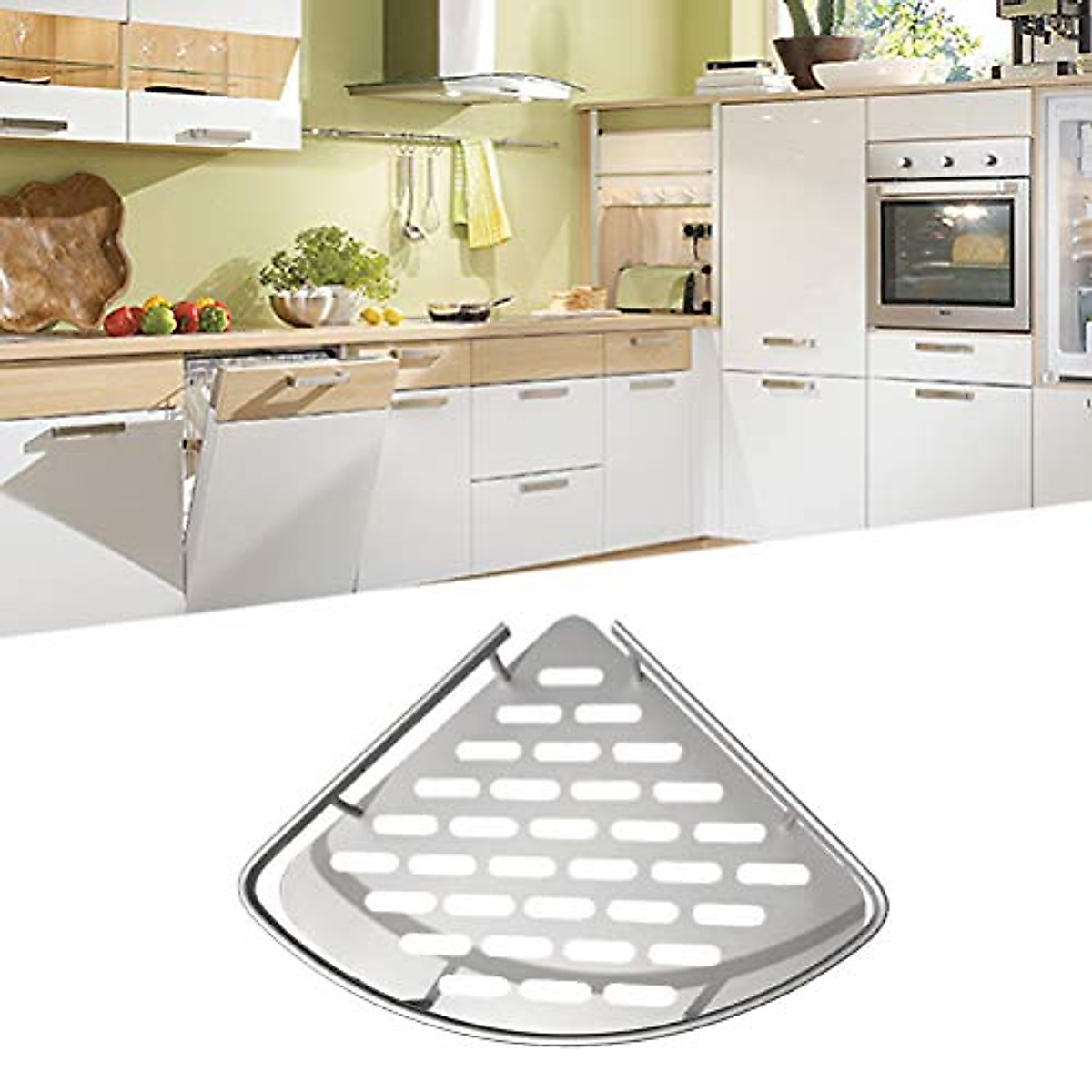 Cabilock Aluminum Basket Bathroom Corner Shelf Shower Gel Wall Shelf Holder Rack Bath Accessories