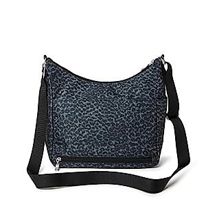 Baggallini Everywhere bagg with RFID, Charcoal Cheetah