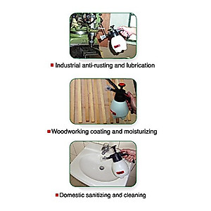 SOLO 418 2 Liter One-Hand Pressure Sprayer, Red and White