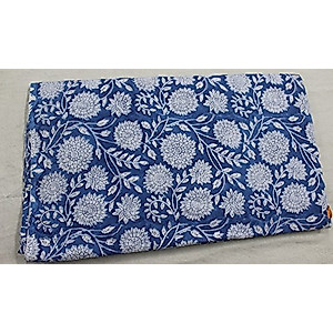 India Hand Block Printed Fabric Cotton Jaipuri Dress Fabric 5 Yard Multi Use Kurti and Long Dress Fabric