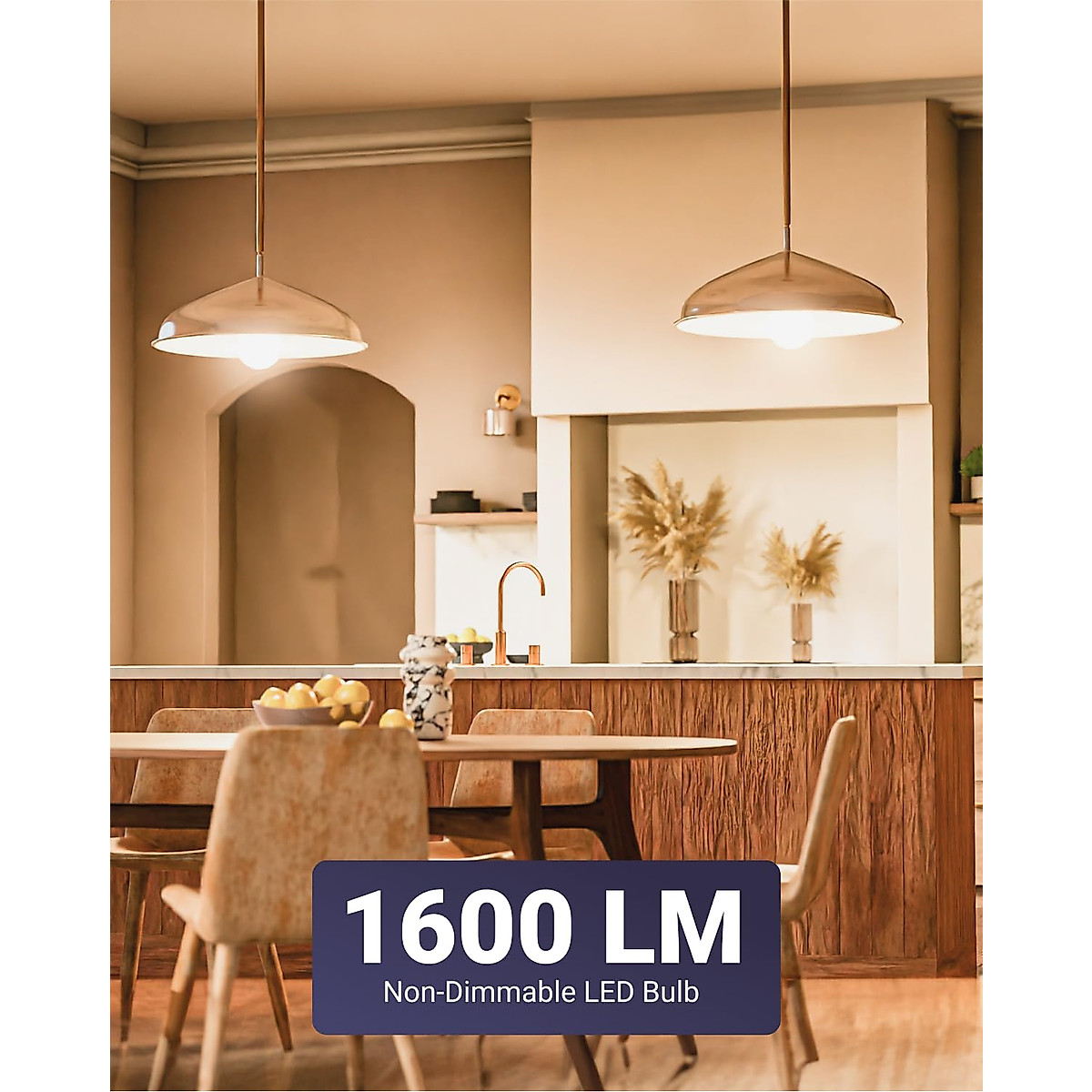 Sunco 12 Pack LED Light Bulbs, E26 Base Lamp Bulbs A19, [Focos LED para Casa], 5000K Daylight, 12W (100 Watt Equivalent), 1600 LM, Non-Dimmable, 25000 Lifetime Hours for Bedroom, Bathroom UL