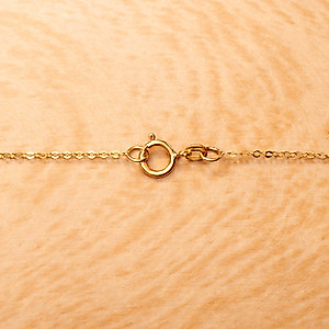 Ross-Simons Italian 14kt Yellow Gold Cross Cutout Disc Pendant Necklace. 18 inches