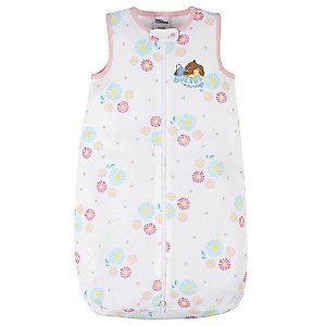 Canticos Unisex-Baby Girls' 2-Pack Wearable Sleep Bags, White, 0-6 Months