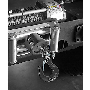 RACOONA Winch Hook,Chain Hook,1/4 inch Clevis Slip Hook with Safety Latch,Car Accessories Heavy Duty Safety Chain Hook,Forged Steel Towing Winch Hook for ATV UTV,Fit 3/16” 1/4” Synthetic Winch Rope