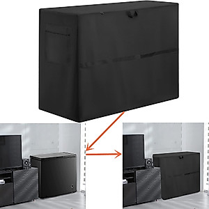 Vohunt Chest Freezer Cover,Outdoor & Indoor Deep Freezer Cover,Whterproof Dustproof Freezers Cover for Compact Chest Freezer 7.0 Cubic Feet Freezer Cover(32.6’’L x 22’’W x 34’’H)