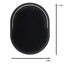 G.B.S Colored Palm Hair Brush Portable Styling Comb, Set of 8 Made in USA