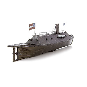 Metal Earth Premium Series Monitor & Merrimack 3D Metal Model Kit Fascinations