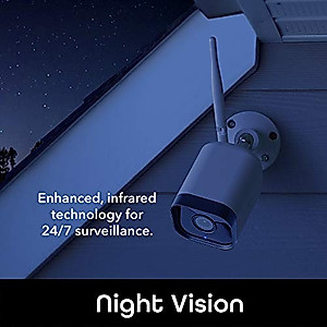 Geeni Hawk 3 Outdoor Camera for Home Security, Smart Surveillance, WiFi, Night Vision, Motion Alert, 2-Way Audio, 1080p HD, Works with Alexa, Google Home - 1 Pack