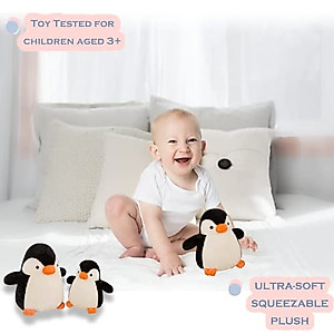 CHELEI2019 13.8" Penguin Stuffed Animals,Christmas Penguin Flurry Plush Pillow Gift for Kids