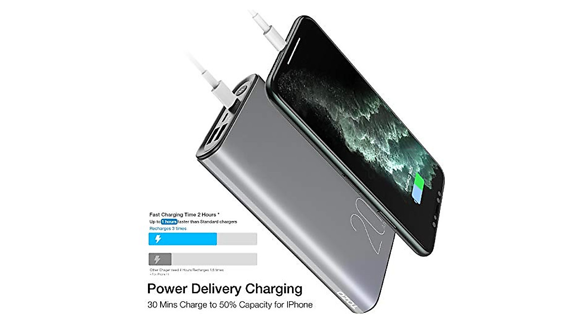 TOZO PB1 PD Portable Charger - 20000mAh Fast Charging
