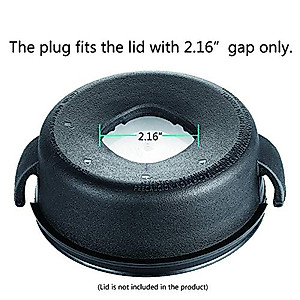 Lid Plug for Vitamix 64oz High Profile Container Blender Replacement Parts, Fit Drink Machine 2 Speed, Vita Prep, Vita Prep 3, XL Blender (Plug)