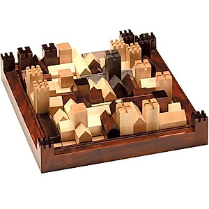 Cathedral Wood Strategy Tabletop Board Game Classic