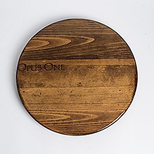 Opus One Crate Lazy Susan by Alpine Wine Design, Provincial Finish
