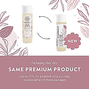 The Honest Company 2-in-1 Cleansing Shampoo + Body Wash | Gentle for Baby | Naturally Derived, Tear-free, Hypoallergenic | Sweet Almond Nourish, 10 fl oz