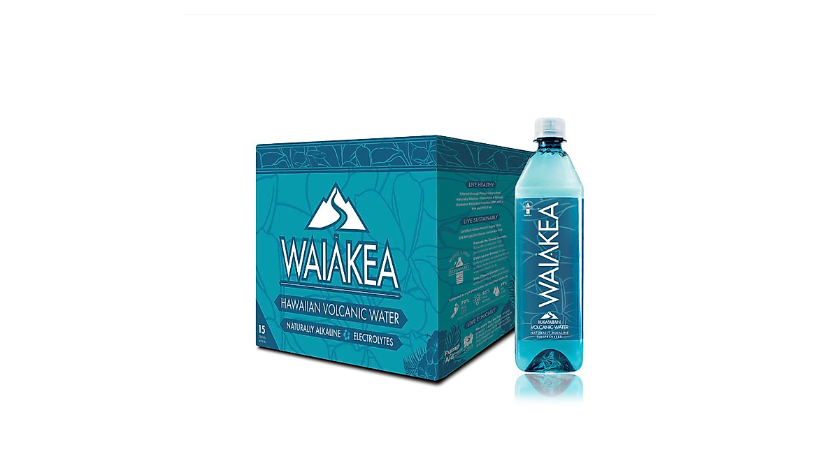 Waiākea Hawaiian Volcanic Water - Naturally Alkaline & Eco-Friendly