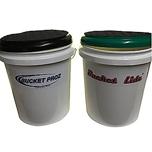 Bucket Lidz Orange/Black Diamond Padded Bucket Lid