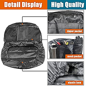 BeadChica Small Riding Lawn Mower Seat Cover,Universal Lawn Mower Tractor Cover