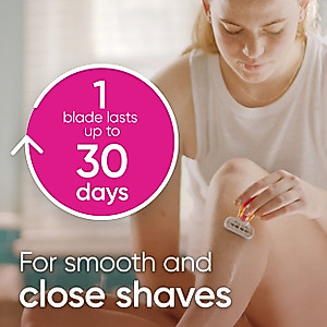 Gillette Venus Mini Extra Smooth Razors for Women, Includes 1 Venus Mini Razor, 1 Razor Blade Refill, 1 Travel Case