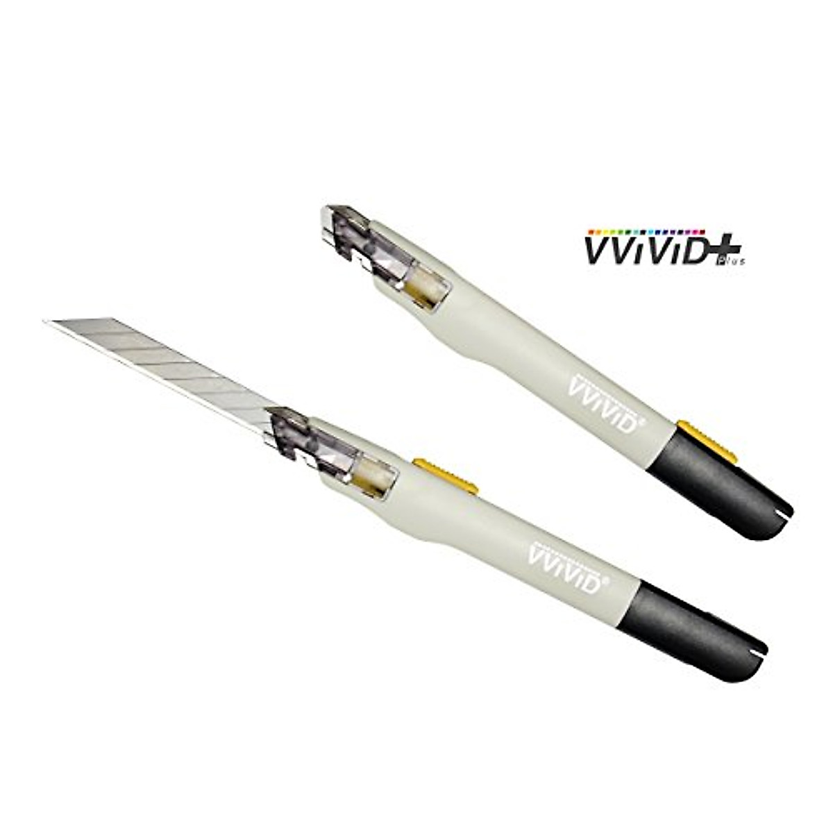 VViViD Premium Retractable Precision Balanced Multi-Use Craft Utility Knife for Vinyl, Paper and Hobby Cutting (3 pieces)