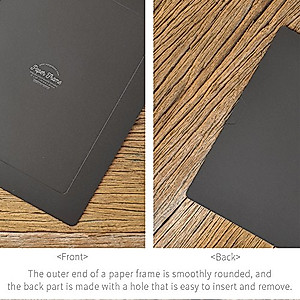 Monolike Paper Photo Frames 8x10 Inch Black 10 Pack - Fits 8"x10" Pictures