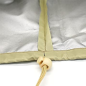 Swing Canopy Replacement Cover and Swing Cushion Cover,Waterproof 2 and 3 Seater Swing Top Cover and Chair Cover,Garden Outdoor Patio Swing Seat Cover Replacement,Blue,195x125x15cm/77x49x6''