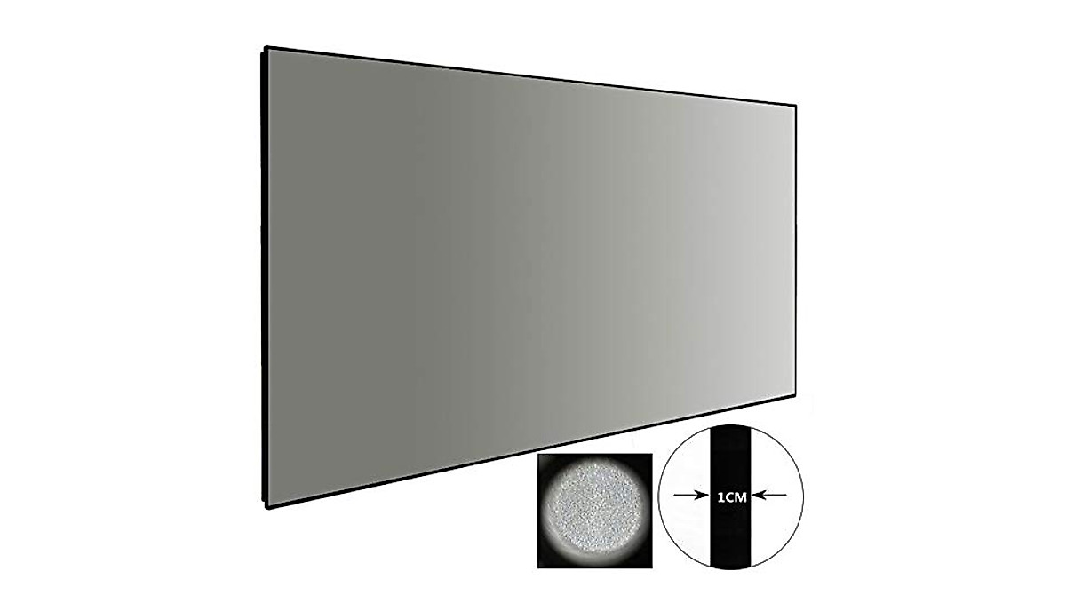 ZLXDP 300-Inch 4K Fixed Frame Projection Screen with ALR Tech
