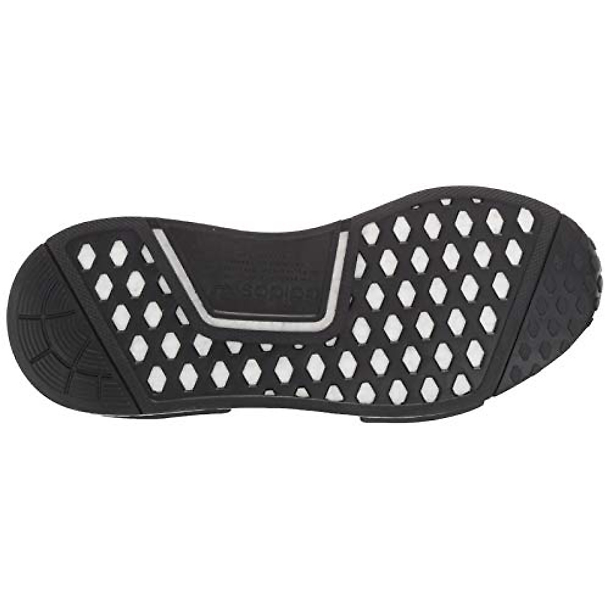 adidas Originals NMD_R1's Running Shoe, Black/True Blue/Utility Black, 5 US Unisex Big Kid