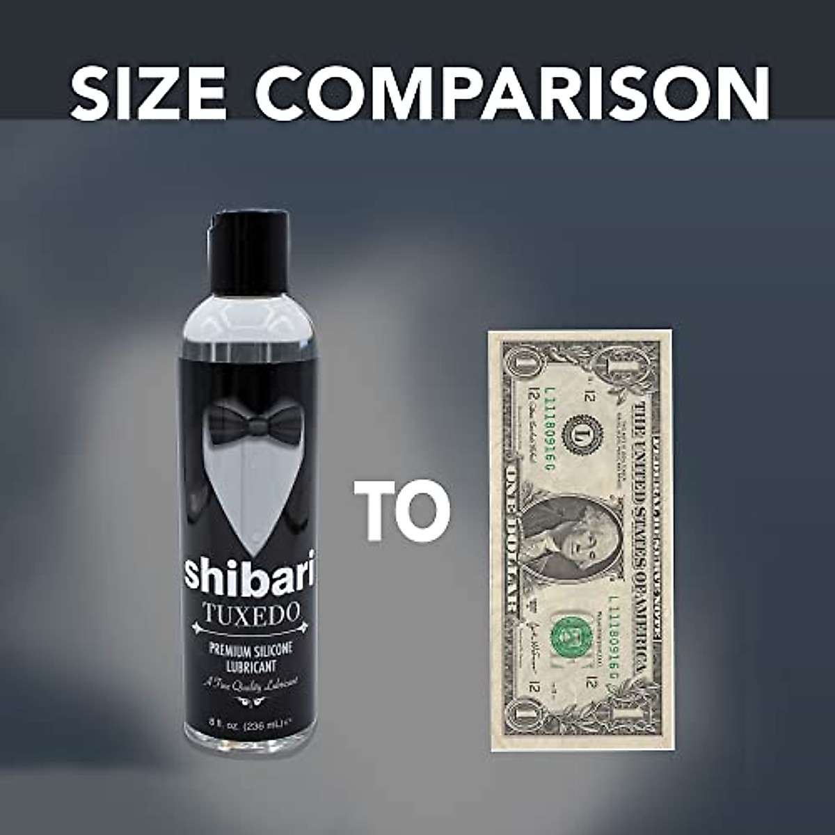 Shibari Tuxedo Silicone Lubricant, Premium Thick Lube for Women, Men, Couples, for Vaginal, Solo or Anal Play, Compatible with Natural Rubber Latex, Polyurethane, and Polyisoprene Condoms, 8 fl oz