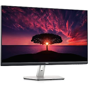 Dell 27-inch QHD 1440p (2560 x 1440) IPS Ultra-Thin Bezel Monitor, 75Hz Refresh Rate, HDMI, ADM FreeSync, Built in Speakers, DisplayPorts, VESA Certified, Silver