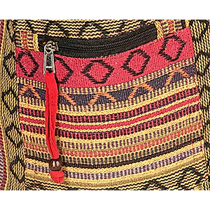 Tribe Azure Red Hobo Messenger Shoulder Bag Large Roomy School Sling Travel Camping Beach Cross body