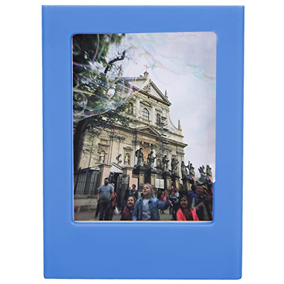 RvSky Digital camera accessories Magnetic Plastic Mini Photo Frame Refrigerator Magnet for Polaroid mini 3 Inch Photos(海水深蓝)