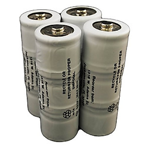 (4) 72300 3.5 Volt Battery for Welch Allyn 1375 MAH
