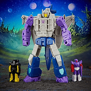 Transformers Toys Legacy Evolution Deluxe Needlenose Toy with 2 Targetmaster Toys, 5.5-inch, Action Figure for Boys and Girls Ages 8 and Up