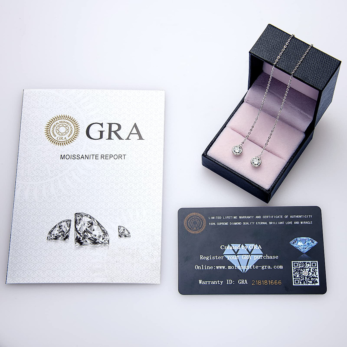 Moissanite Threader Earrings for Women, Sterling Silver Chains Earring Mujer Hypoallergenic Piercing Earring Anniversary Birthday Christmas Gifts for Her