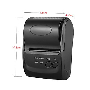 Irfora POS-5802LN Portale Mini 58mm 1 to 8 Wireless USB Thermal Printer Receipt Bill Ticket POS Printing