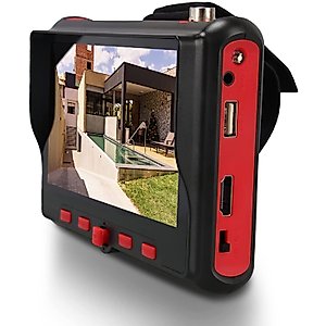 【Upgrade】 Portable Wrist CCTV Tester,5'' LCD Monitor,HDMI in &VGA in,Camera Debugging Helper