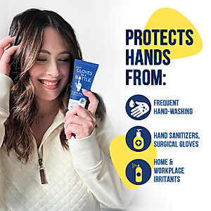 Gloves in a Bottle Shielding Lotion, Relief for Eczema and Psoriasis, 3.4 ounces (Pack of 2)