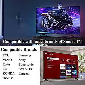 Universal TV Base Stand for TCL Roku LG KONKA TV Legs Replacement for TCL Smart TV 45in 46in 49in 50in 55in 60in 65inUniversal TV Legs for TCL Roku TV Base,TV Stand Legs with Screws