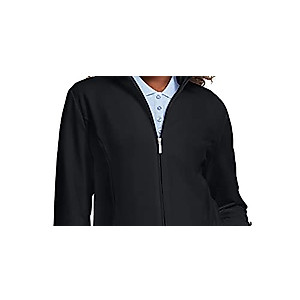 Karen Scott Women's Sport French Terry Ribbon Trim Jacket Black Size X-Small