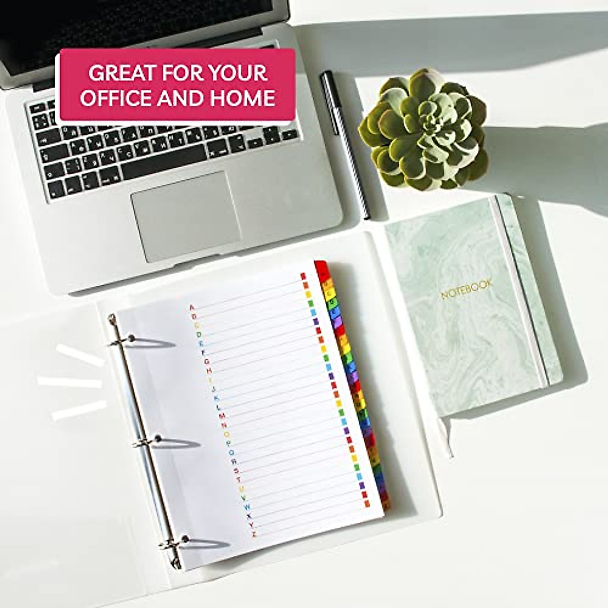 Organize with A-Z Binder Dividers - 3 Sets for 3 Ring Binders