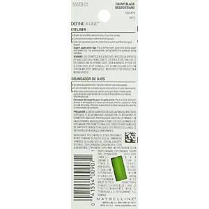 Maybelline New York Define-A-Line Eyeliner, Ebony Black, 0.01 Ounce