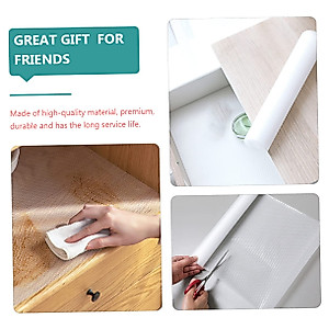 HEMOTON 3 Rolls Drawer Mat Shelf Liners Cabinet Mats Office Cupboard Mat Non Cabinet Liner Cabinet Shelf Wardrobe Mat Office Mat Waterproof Cabinet Pads Eva Kitchen Cabinet Mat Thicken